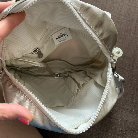 Kipling | Bags | Kipling Annicsmall Convertible Metallic Backpack ...